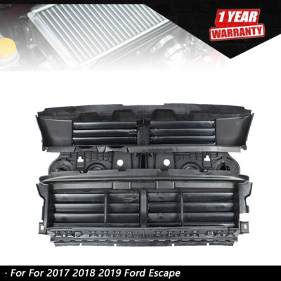 Front Radiator Grille Shutter Assembly for 2017-2019 Ford Escape GV4Z ...