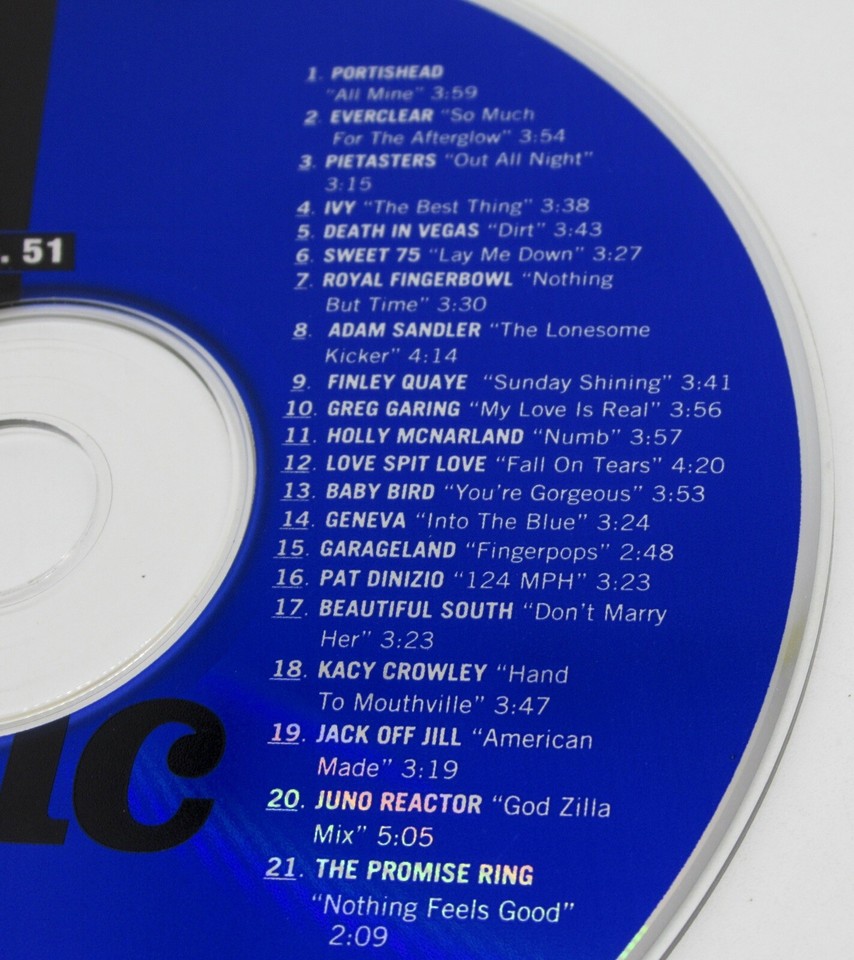 CMJ New Music 1997-98 CD LOT #51-52-53 feat. Portishead, Foo Fighters ...