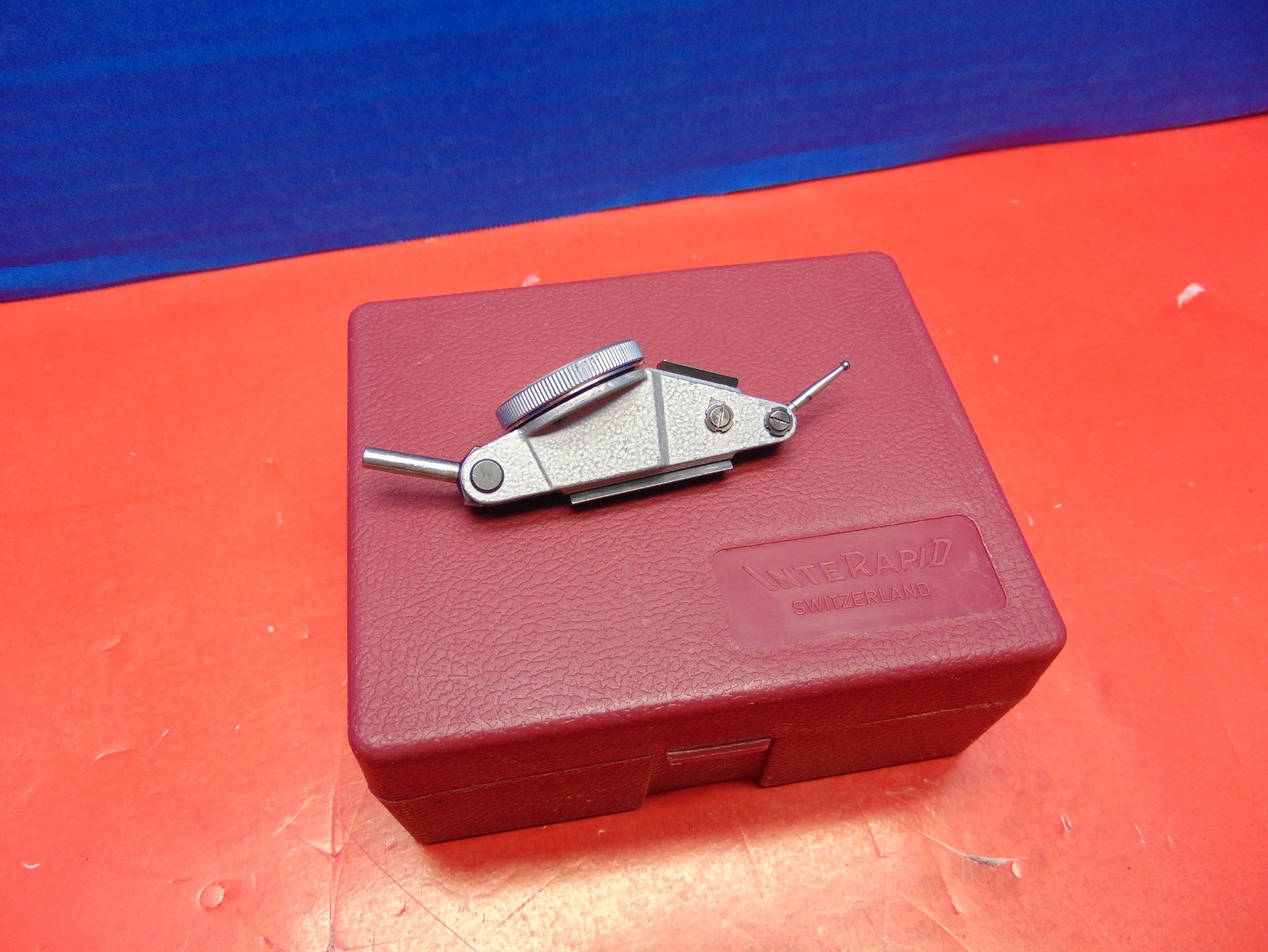 INTERAPID .0005" DIAL TEST INDICATOR 312B-2 SWISS MADE INSPECTION TOOL ...