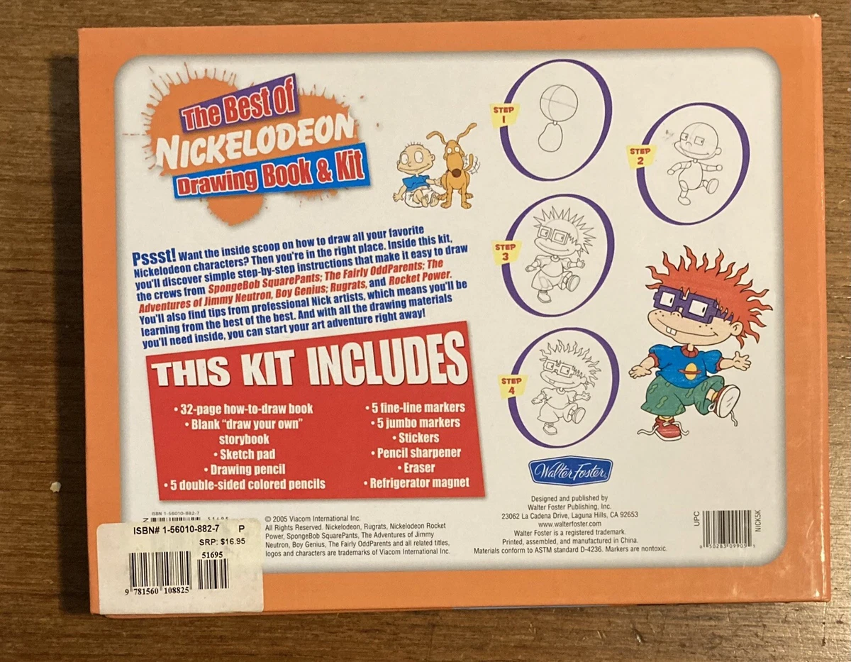 How To Draw Nickelodeon Characters Book