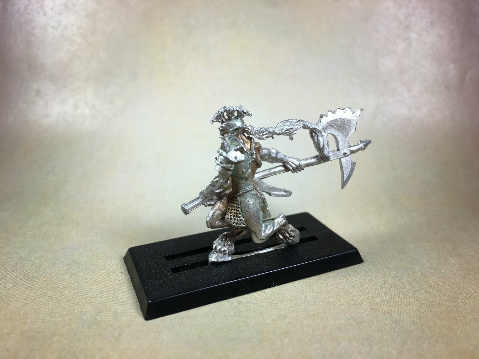 WOTC Chainmail TIEFLING FIGHTER metal Frostgrave Pathfinder AD&D figure ...