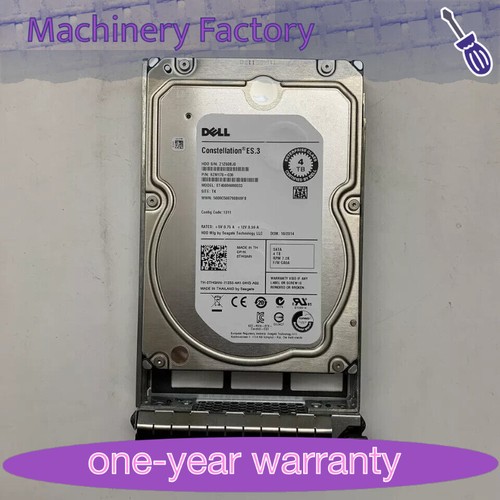 DELL 4TB ST4000NM0033 7200RPM SATA 6Gb/s 3.5" Internal Hard Drive ...