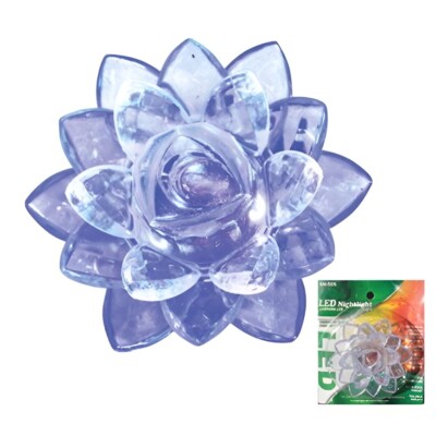 LED Flower Night Light plug-in with On/off Switch Kid Nursery Decor ...