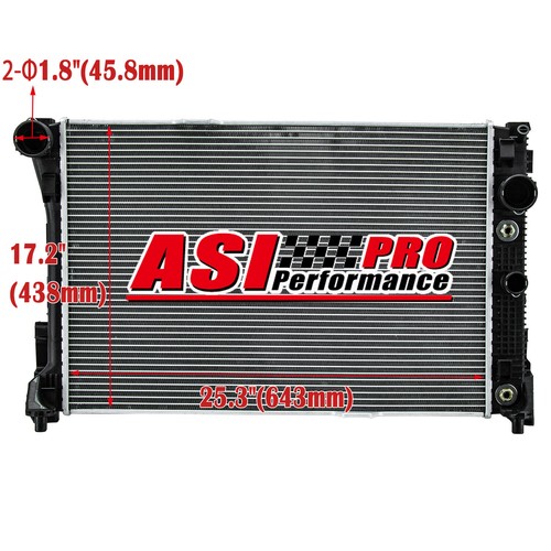 Aluminum Core Radiator For Mercedes-Benz W204/W212 C350 E250 GLK250 ...