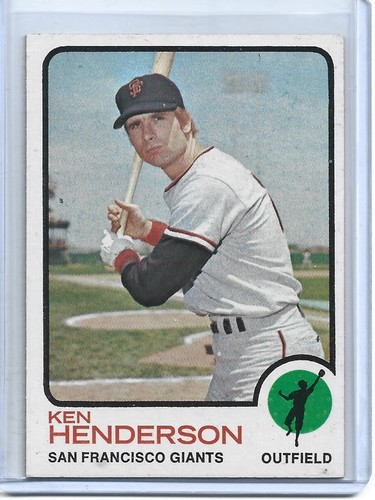 Ken Henderson 1973 Topps Baseball Card #101-San Francisco Giants | eBay
