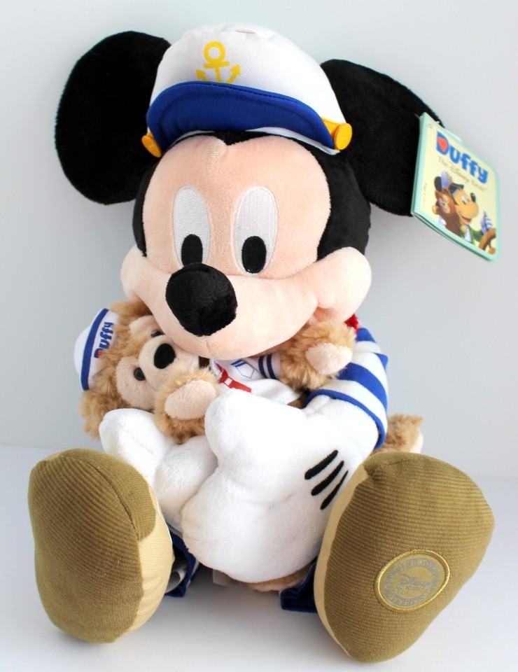 2013 Disney - Mickey Mouse Sea Captain & Duffy the Disney Bear Plush ...