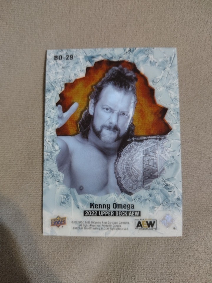 Kenny Omega Upper Deck 2022 breakouts rare insert AEW card WWE WCW | eBay