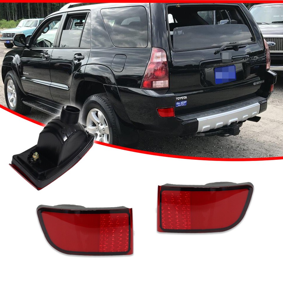 Pair Rear Bumper Reflector Lights Marker Lamps For 2003 2004 2005 ...