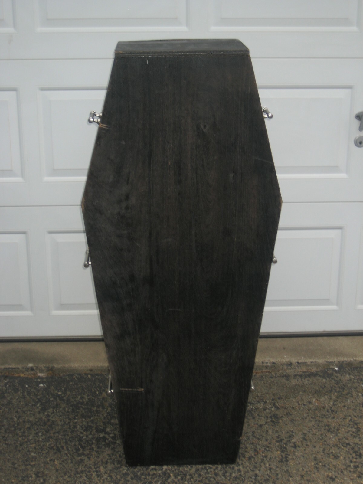 Coffin Casket Halloween Prop ,4 foot tall, 1/2" plywood,+ Skeleton | eBay