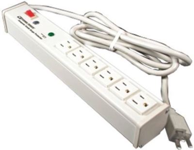 NEMA 5-15R 6 Gang Extension Leads, 1.8m Cable, 15A, 120 V RCD Protected ...