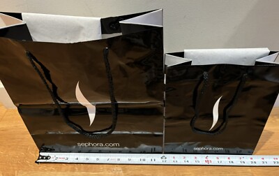 New Sephora Shopping Bags set of 2- Medium & Large sizes | eBay