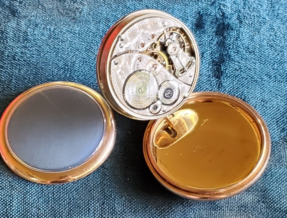 1920 Elgin B.W. Raymond 455 16S 19J Railroad Grade Cresent Gold Filled ...