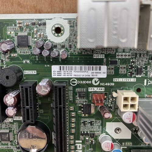 HP H9-1490JP IPMMB-FM Motherboard Intel Z75 LGA1155 DDR3 M-ATX DVI ...