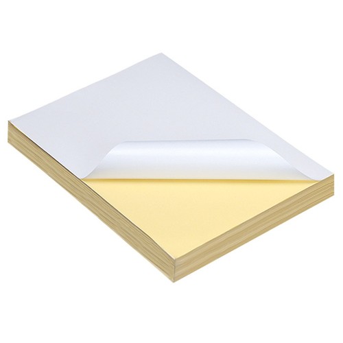 100 Pcs Laser Printing Paper Self-adhesive Printer Stickers A4 Typing ...