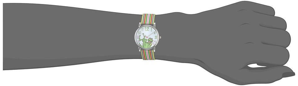 Muppets Women's MU1010 Kermit the Frog Dial Multi-Color Watch with ...