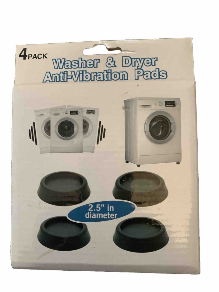 New Washer and Dryer Anti-Vibration Slip-Resistant Pads, 4 Piece Set ...