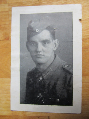 RARE WWII German Death Card, PANZER SOLDIER KIA NEAR LUGA, FULL PAGE ...