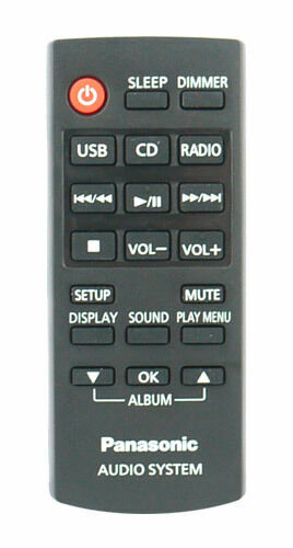 Original Panasonic Audio System Remote Control N2QAYC000060 for Sc ...