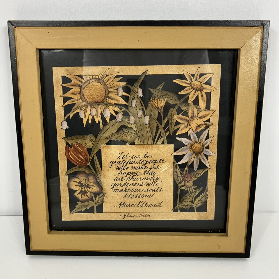 Primitives by Kathy PJ Rankin-Hults Cut Hand Painted 9.5" x 9.5" Folk ...