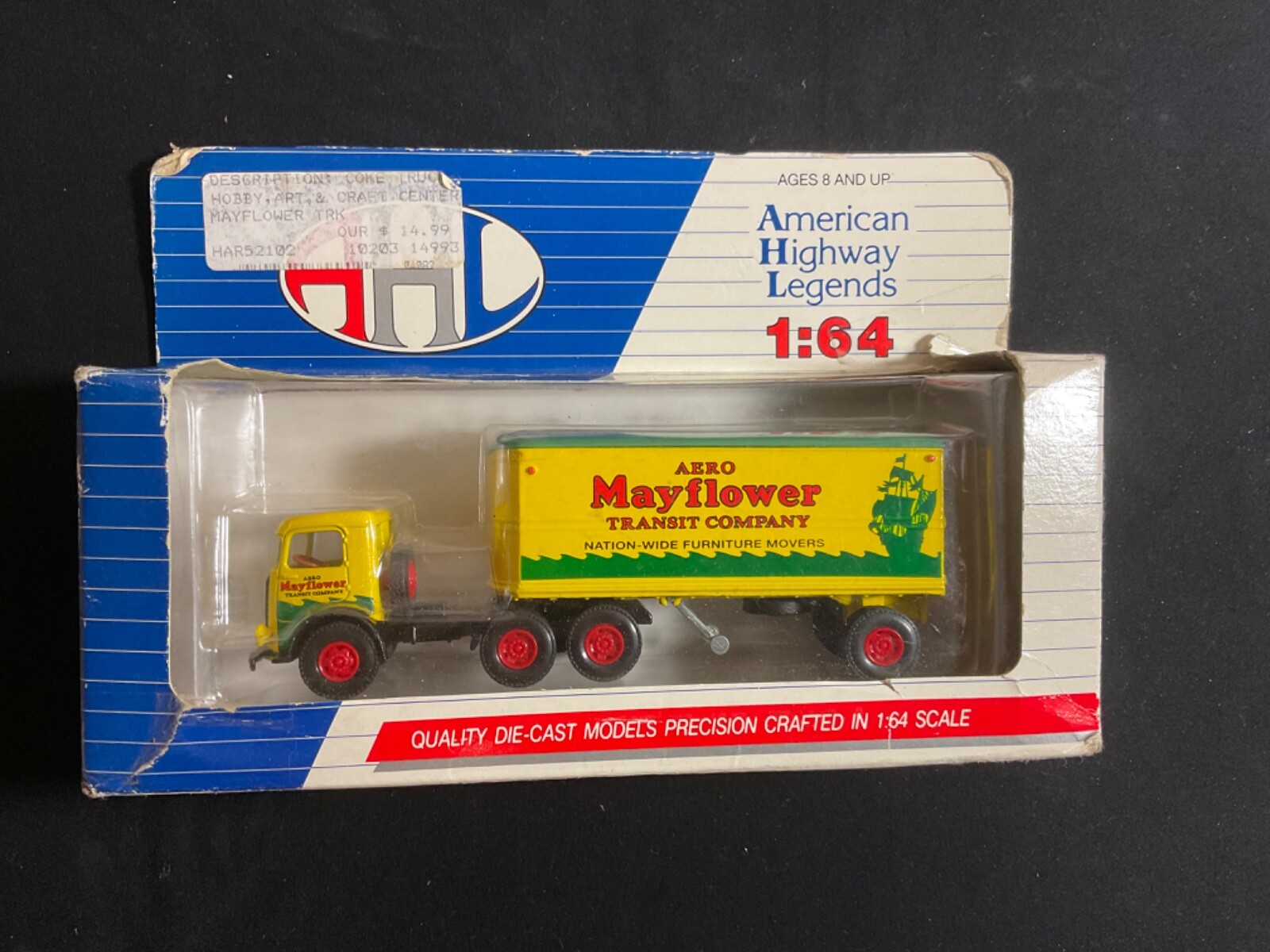 AHL 1:64 Scale Diecast Tractor Trailer Mayflower Transit Company Mack ...