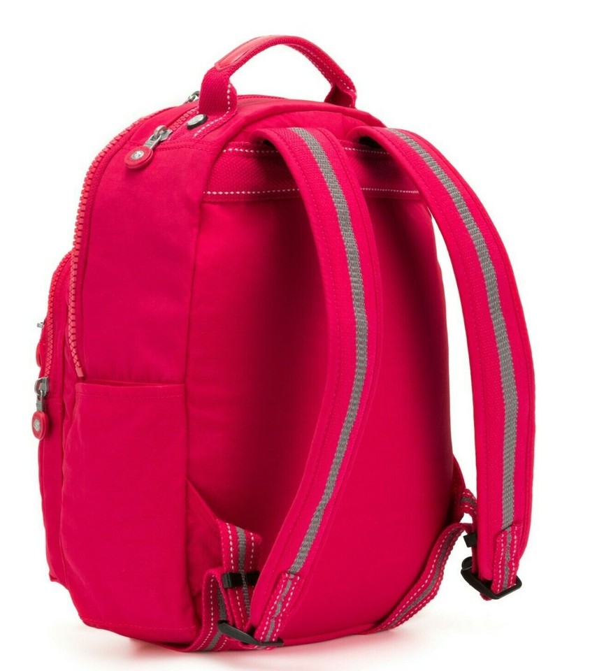 Kipling SEOUL GO S Small Backpack - True Pink RRP £79 | eBay UK