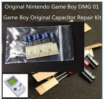 Nintendo DMG 01 Original Game Boy 19 Capacitor Repair Kit Fix Sound ...