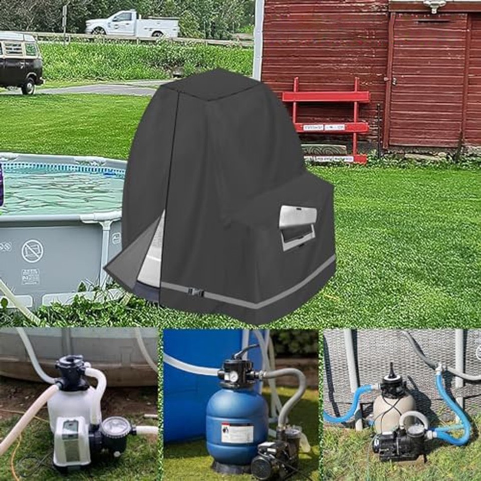 Outdoor Pump Cover Sand Filter Pump Cover Garden Protection Easy Access ...