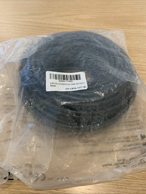 G Plug, CAT6 Ethernet Cable 75FT, Black | eBay