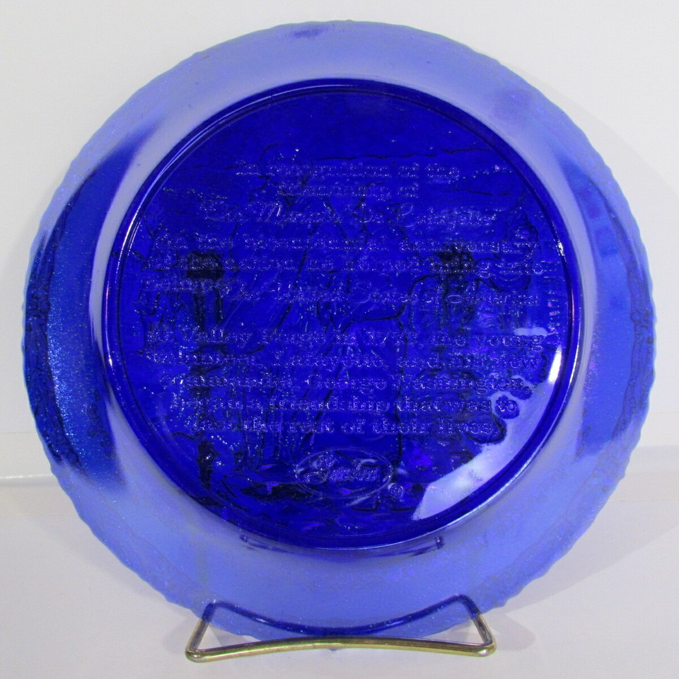 Fenton plate Lafayette with Washington at Valley Forge Carnival Plate 8 ...
