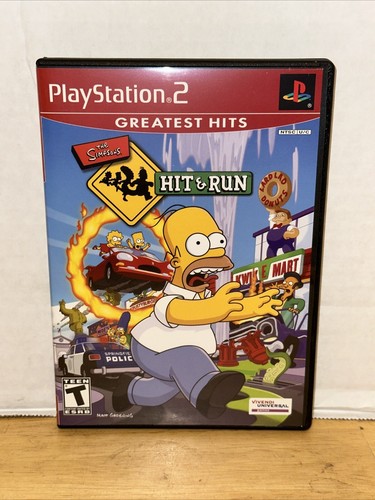 The Simpsons Hit & Run PS2 PlayStation 2 Greatest Hits Complete CIB ...