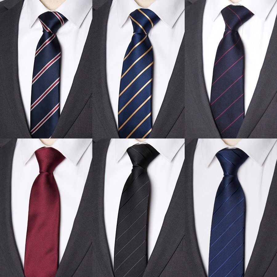 Formal Business Wedding Party Dot/Striped Jacquard Woven Tie Men's Tie ...