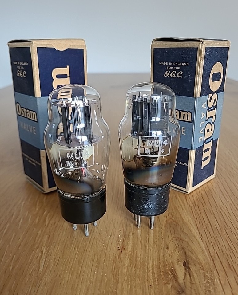 Pair MU14 = RGN1064 Osram strong tubes new Röhren Valvola | eBay UK