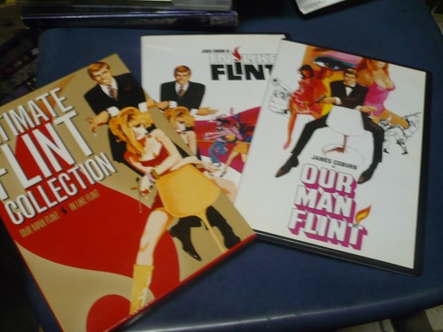 Ultimate Flint Collection 3-DVD Our Man In Like TV Pilot Extras James ...