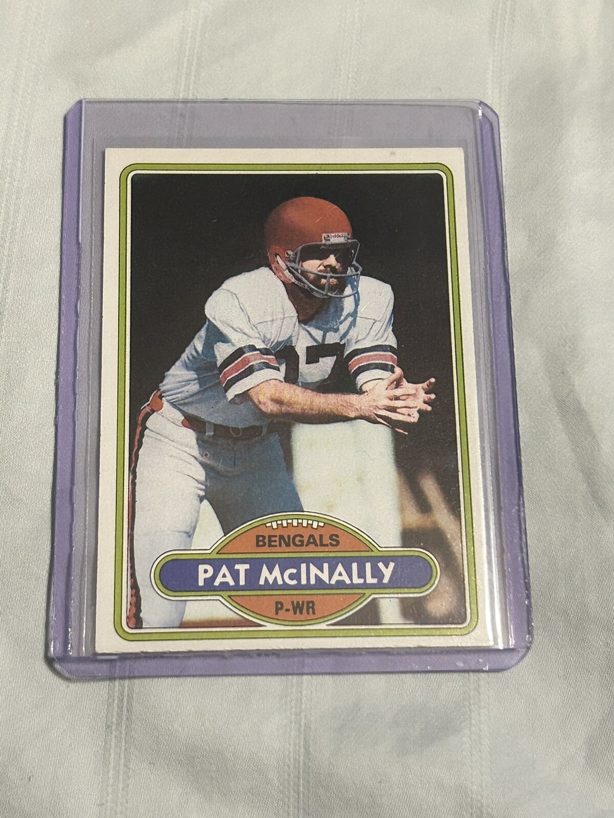 1980 Topps Pat McInally Cincinnati Bengals #268 | eBay