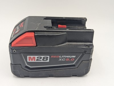 NonWorking Milwaukee M28 5Ah 50-11-2855 28v Lithium Battery For Parts ...