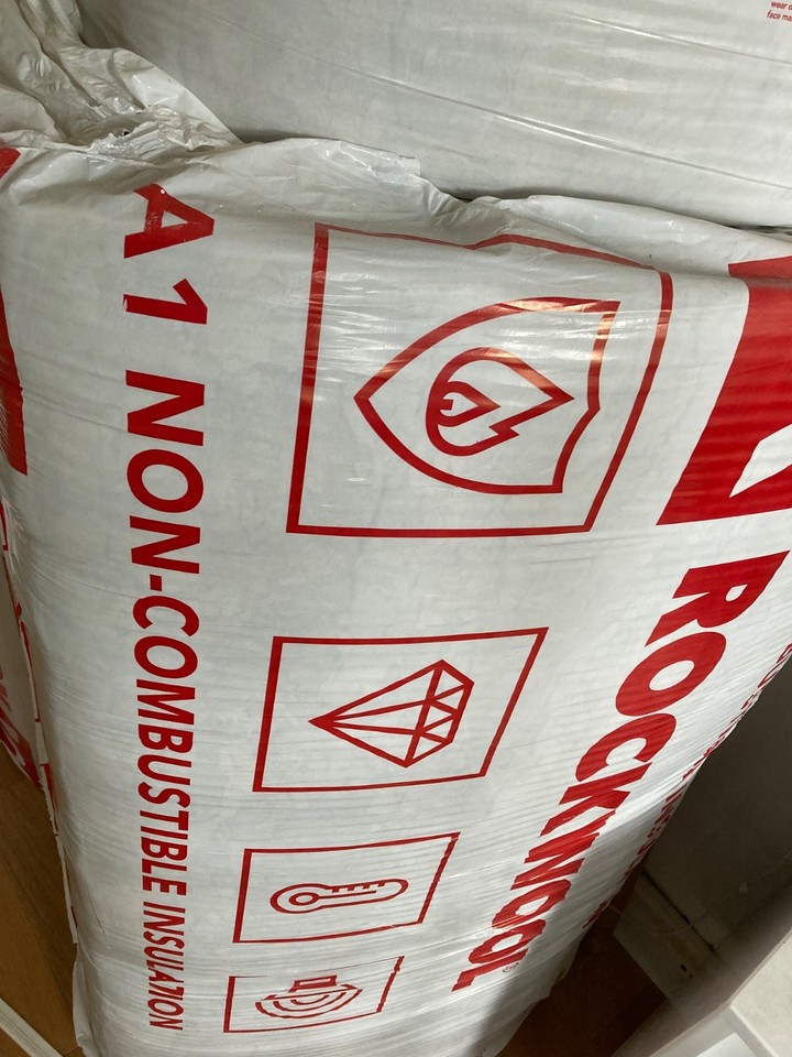 Rockwool 123330 Flexi Slab – 140mm Thick x 600mm Wide x 1200mm Long ...