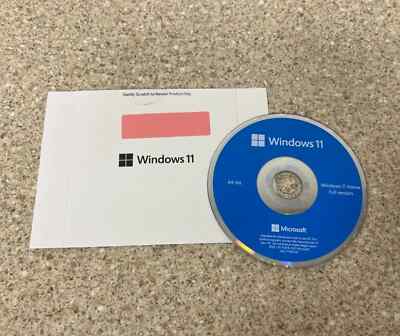 Microsoft Windows 11 Home 64-bit Installation Disk NO LICENSE CODE DISK ...