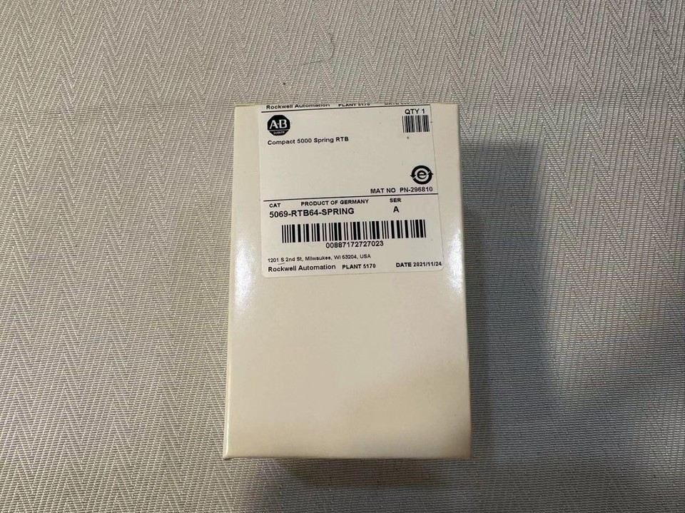 ALLEN-BRADLEY 5069-RTB64-SPRING COMPACT 5000 SPING RTB FACTORY SEALED ...