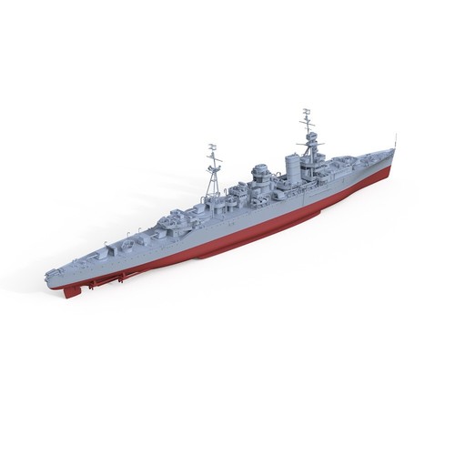 SSMODEL SSC400561S-A 1/400 Military Model Kit HMS Hawkins Cruiser 1942 ...