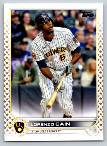 2022 TOPPS #442 Lorenzo Cain GOLD STAR NM/MINT | eBay