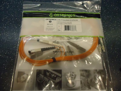 Ortronics Fiber Optic connector OR-P1DA2BRFZGZ003M new | eBay