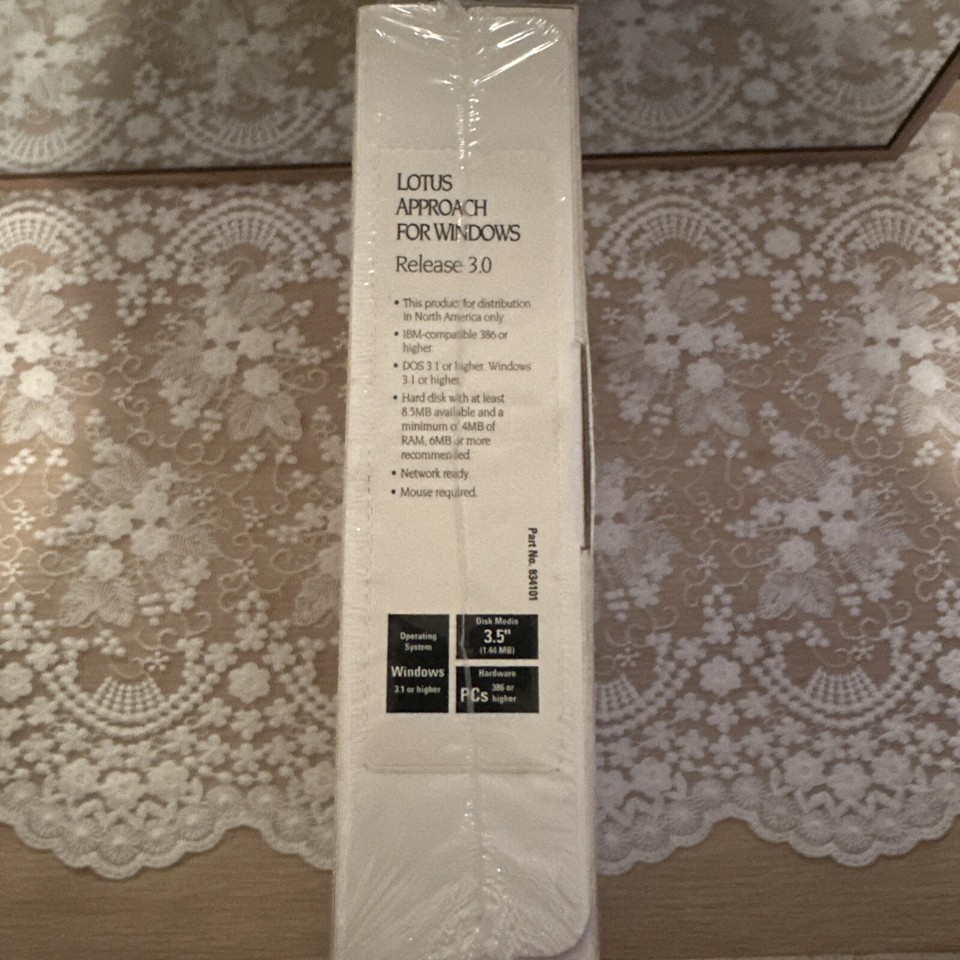 Lotus Approach Database for Windows Release 3 Evaluation Copy | eBay