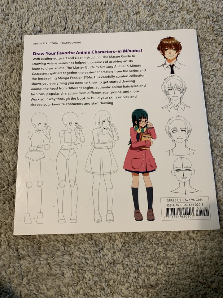 Master Guide to Drawing Anime: 5-Minute Characters: By Christopher Hart ...