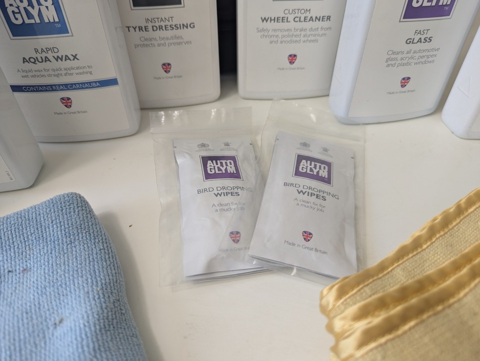 AUTOGLYM LIFESHINE Car Care Protection And Cleaning Kit With Bag. | eBay UK