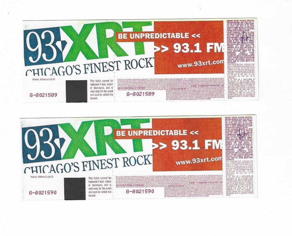 Rhythm Devils Unused Concert Tickets from 10/24/2006 Bill Kreutzmann ...