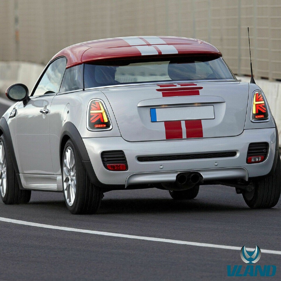 LED Headlights + Smoked Tail Lights For 2007-2013 Mini Cooper R56/R57 ...