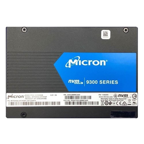 New MICRON 9300 PRO SERIES 15.36TB NVME 2.5" U.2 SSD MTFDHAL15T3TDP ...