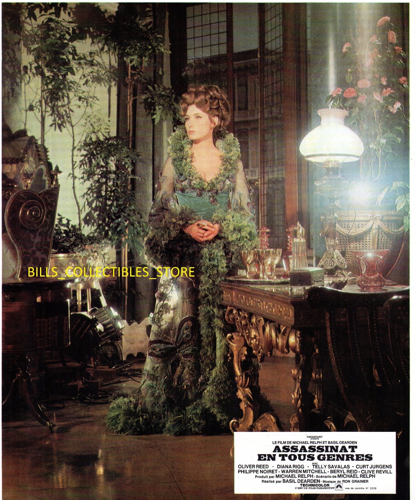 diana rigg oliver reed the assassination bureau 8 FRENCH 9X11 LOBBY ...