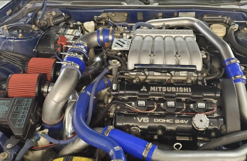 3000GT VR-4 Stealth R/T Turbo Twin TD04 Blow-thru Speed Density Intakes ...