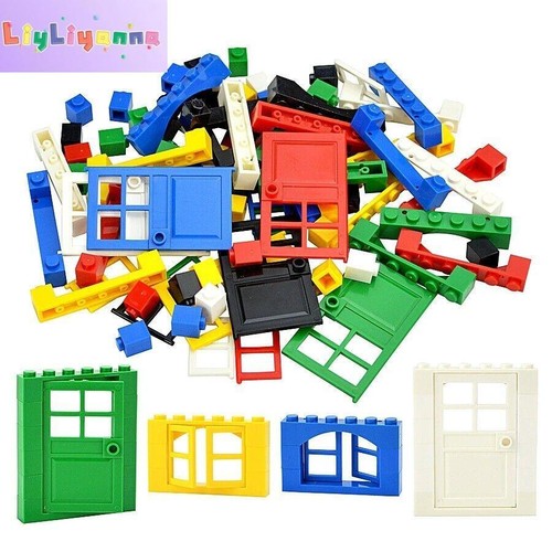 102pcs City Door Window Furniture House Building Blocks Bricks For MOC ...